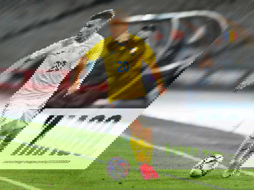 Darius Olaru in the friendly football match between Romania and ...