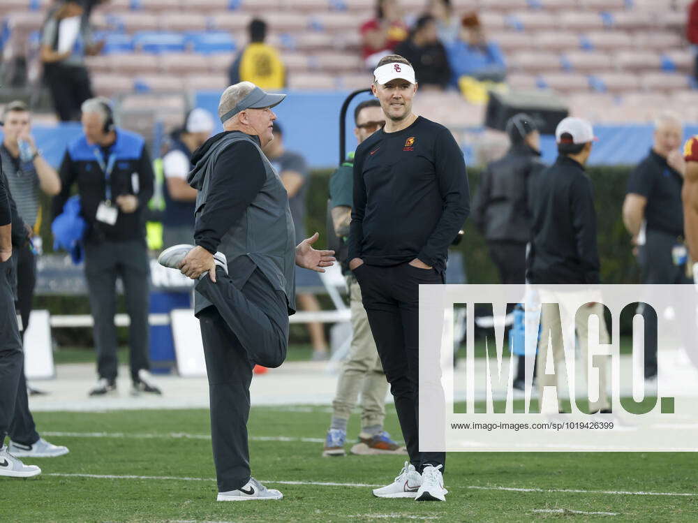 November 19, 2022 UCLA Bruins head coach Chip Kelly and USC Trojans ...