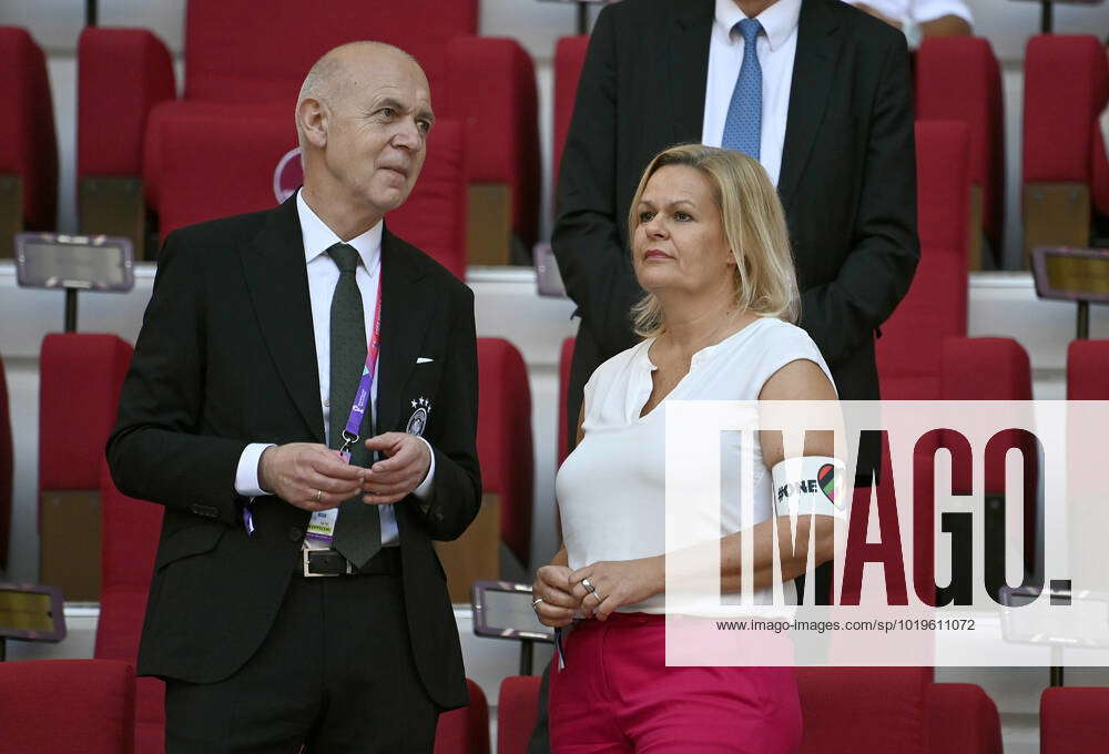 Nancy FAESER GER, Federal Minister of the Interior and Homeland with ...