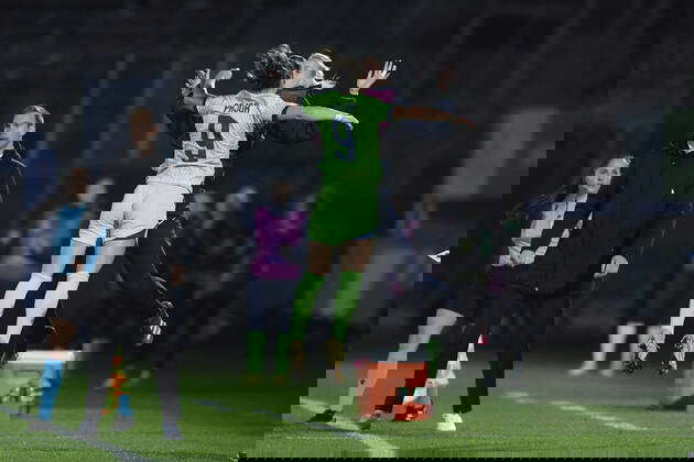 Ewa Pajor of Vfl Wolfsburg celebrates after scoring the goal of 1-1 ...