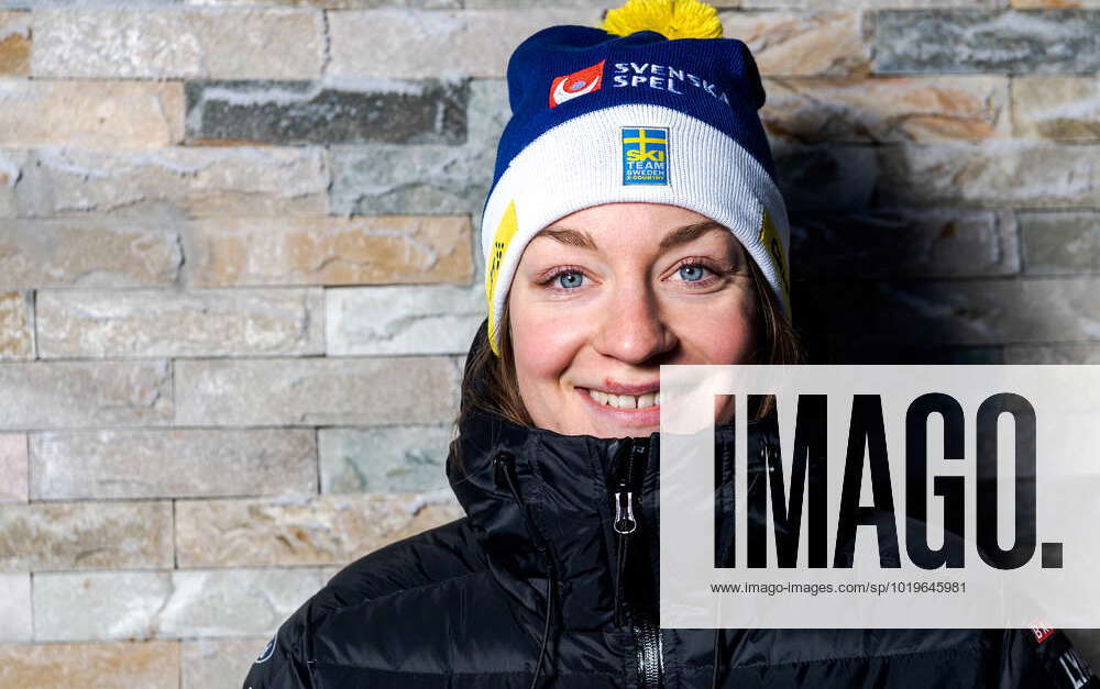 221124 Moa Ilar of Sweden posing for a portrait during a press event ...