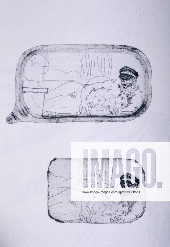 Captain Cook, painting by French contemporary artist Philippe Favier