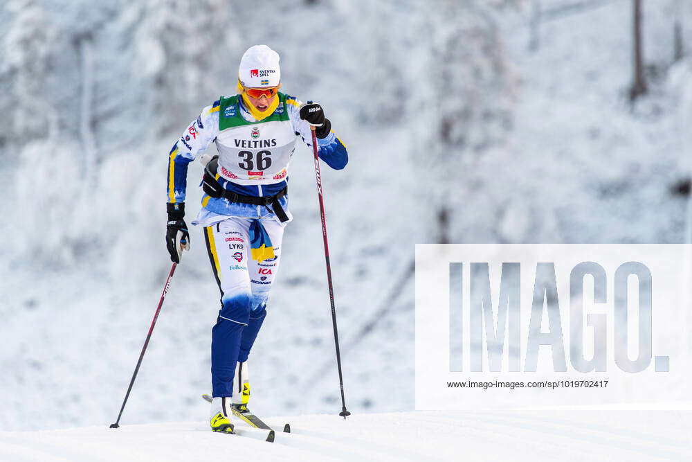 Ingrid Hallqvist of Sweden ahead of the womens sprint during the FIS ...