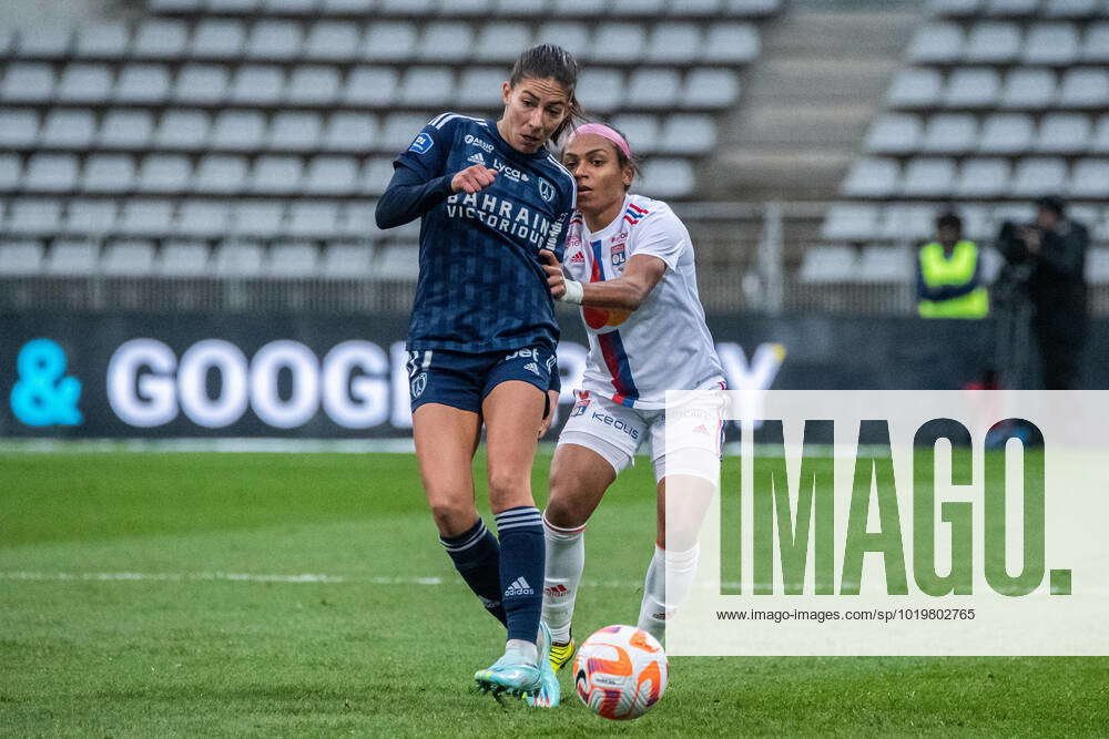 Perle Morroni (OL) Clara MatÃ o (PFC) FOOTBALL : Paris FC vs Olympique ...