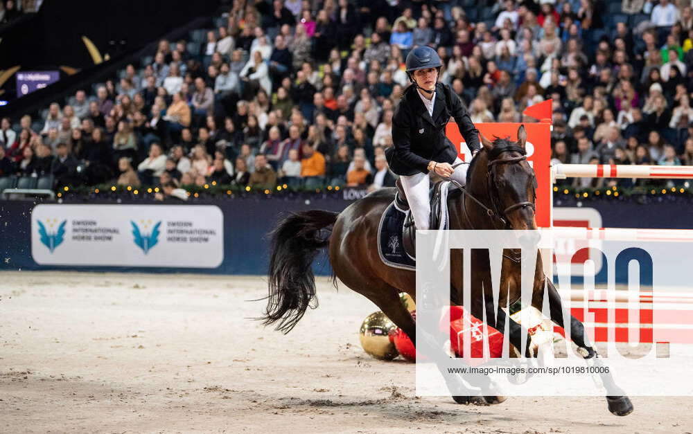 221127 Ioli Mytilineou of Greece with horse Levis de Muze compete in ...