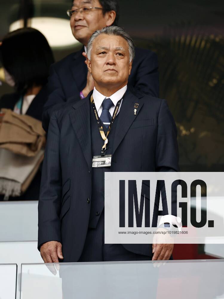 AL RAYYAN Japan Football Association President Kozo Tashima during the ...