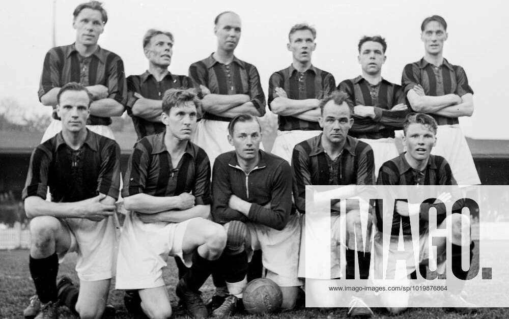 May 1947 Gothenburg Gais A team Standing fr v Egon Nyman , Erland ...