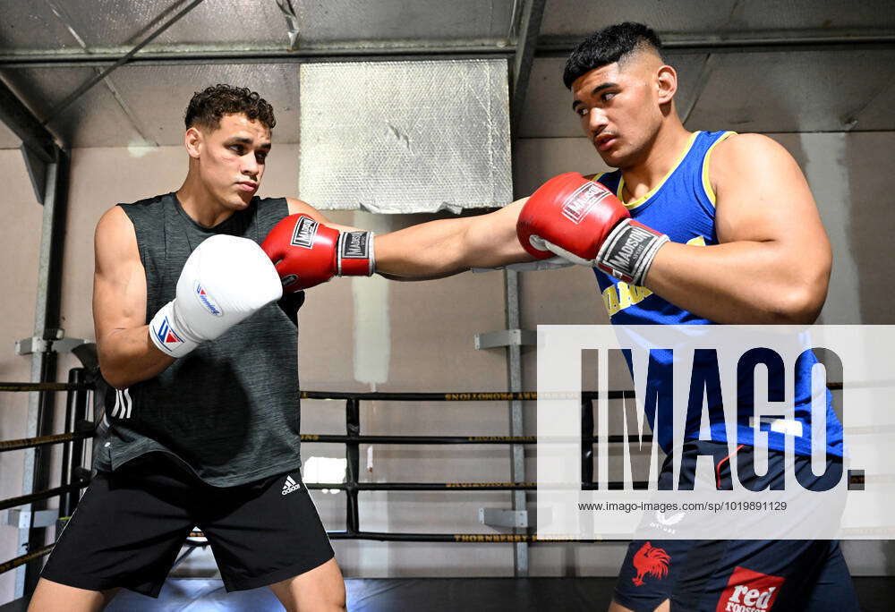 BOXING LEAPAI JNR NYIKA, Australian boxer Alex Leapai Jnr (right) is ...