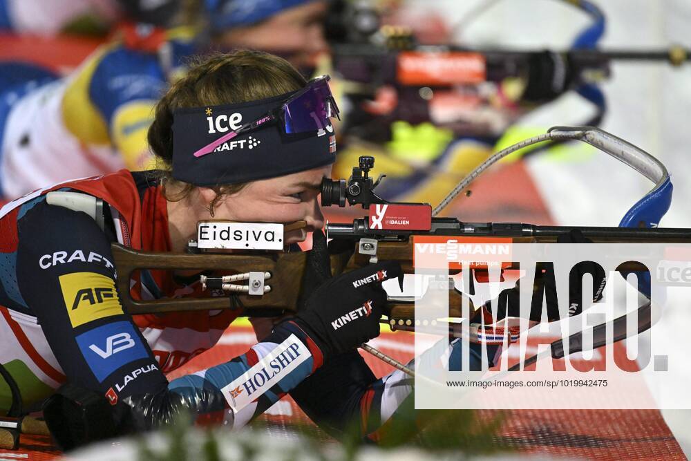 Ida Lien of Norway competes during women s relay 4 x 6 km event of the ...