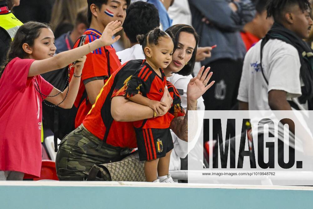 DOHA, QATAR - DECEMBER 01 : Amely Maria, wife of Batshuayi Michy during ...