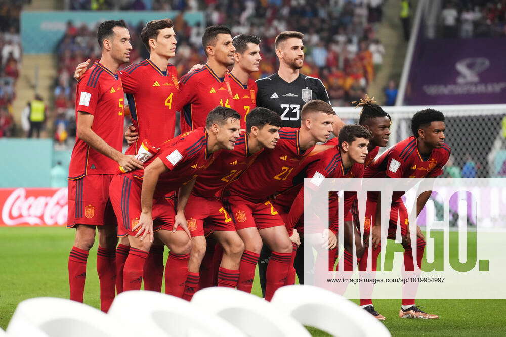 QAT: Japan and Spain. FIFA World Cup, WM, Weltmeisterschaft, Fussball Qatar 2022 Spain team group