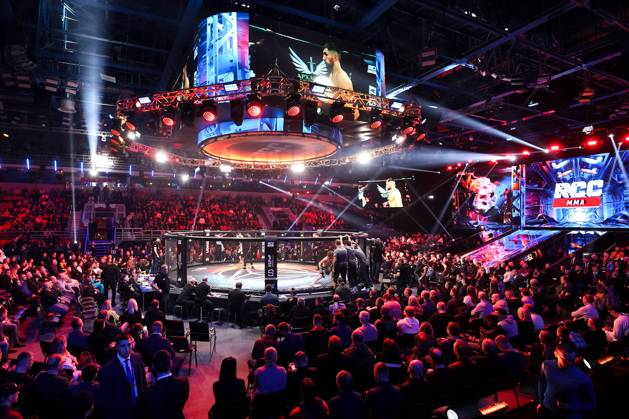 Russia: MMA event RCC 13 in Yekaterinburg, Russia RUSSIA, YEKATERINBURG - DECEMBER 3, 2022: MMA