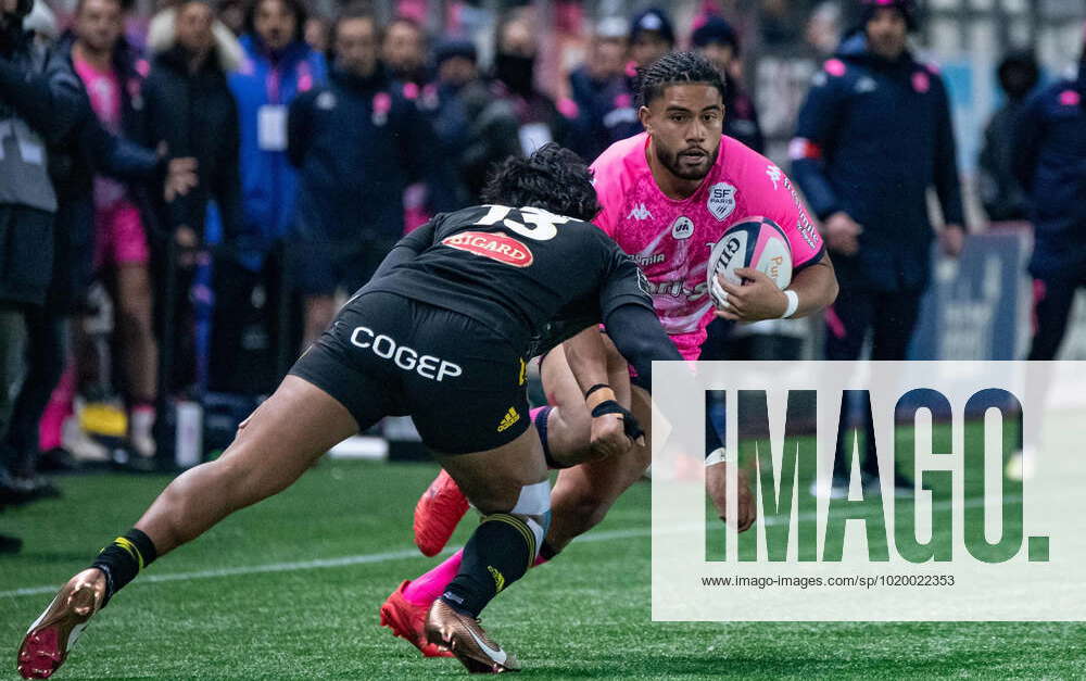 Sione Tui (Stade Francais) RUGBY : Stade Francais vs Stade Rochelais ...