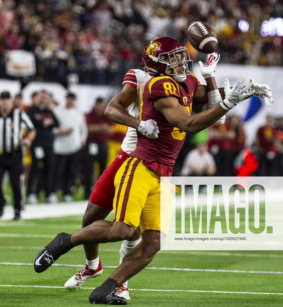 December 02 2022 Las Vegas, NV U.S.A. USC wide receiver Kyle Ford (81 ...