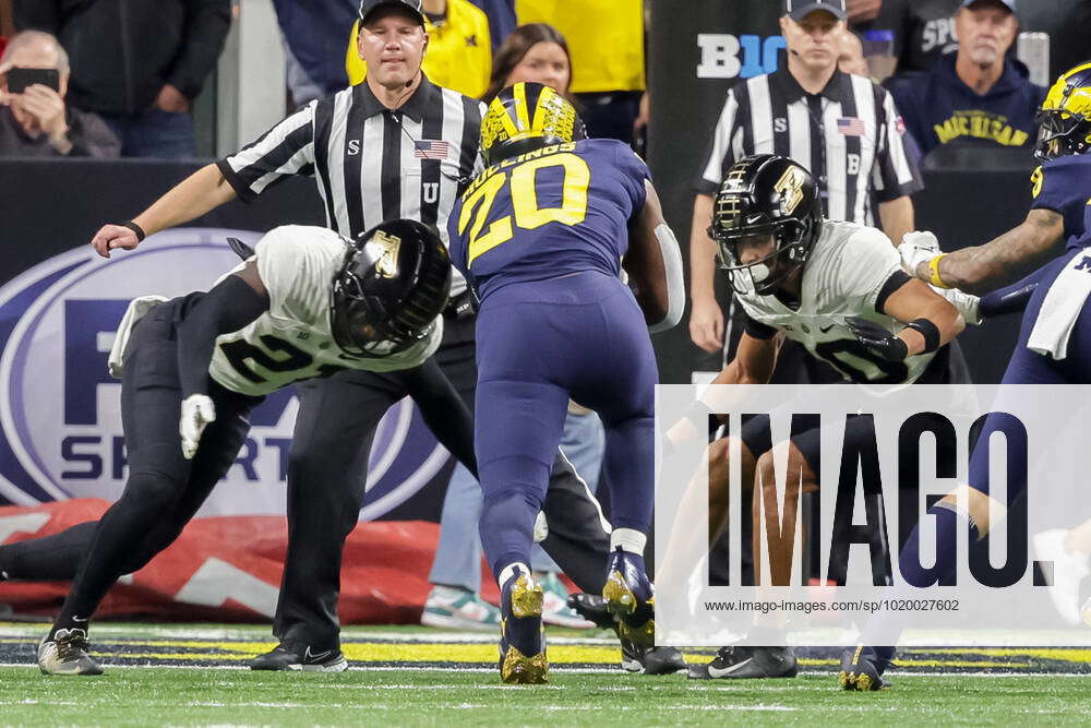 December 3, 2022, Indianapolis, Indiana, U.S: Michigan Wolverines ...