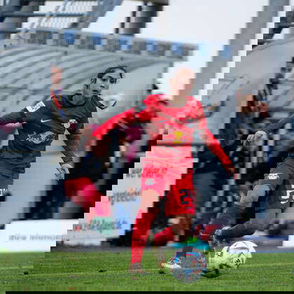 Fatma Sakar RB Leipzig, 24 on the ball, GER, SC Sand vs RB Leipzig ...