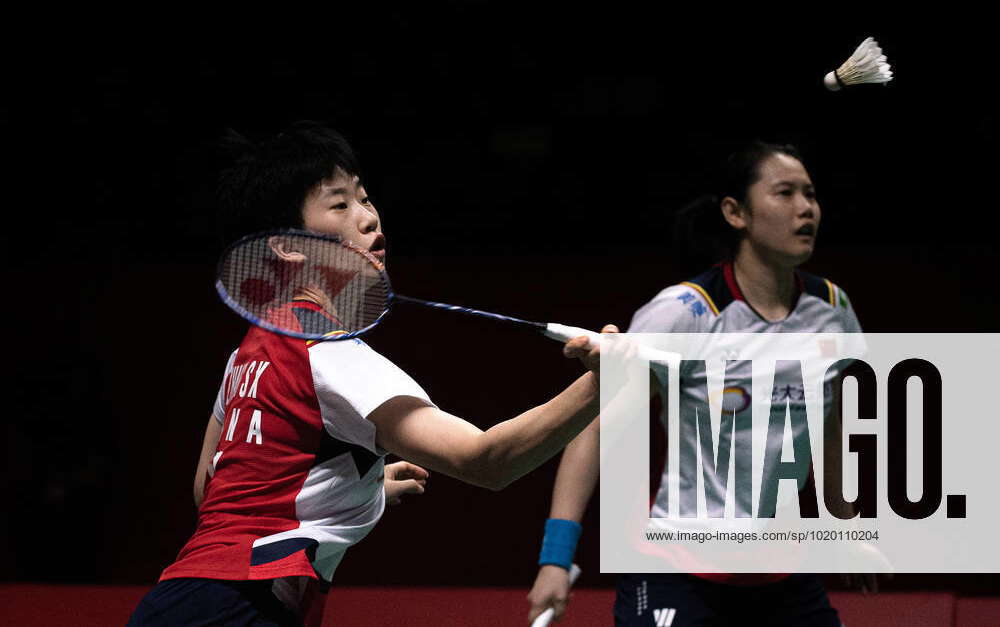 December 7, 2022, Bangkok, Thailand: Zhang Shu Xian (L) and Zheng Yu (R ...