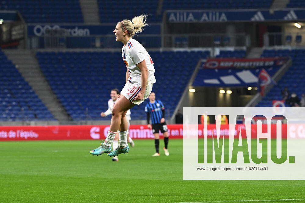 Joie de Lyndsey Horan (lyon) FOOTBALL: Olympique Lyonnais FÂŽminin vs ...
