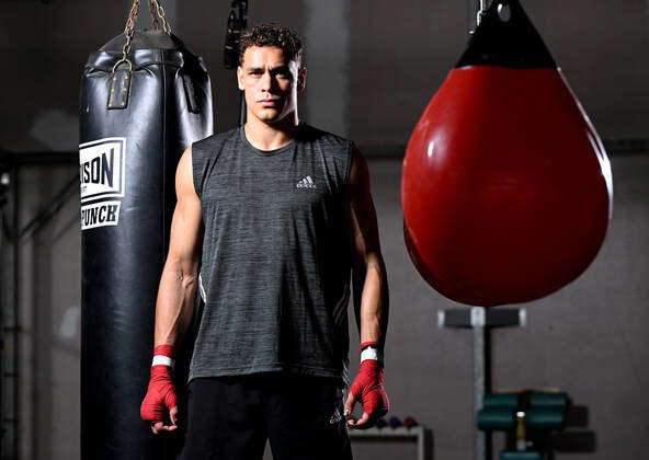 BOXING DAVID NYIKA FEATURE, New Zealand boxer David Nyika poses for a ...