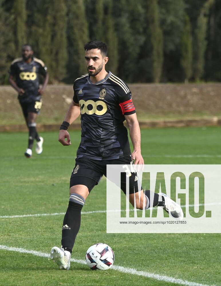 MARCELLA ,SPAIN - DECEMBER 8 : Laifis Konstantinos defender of Standard ...