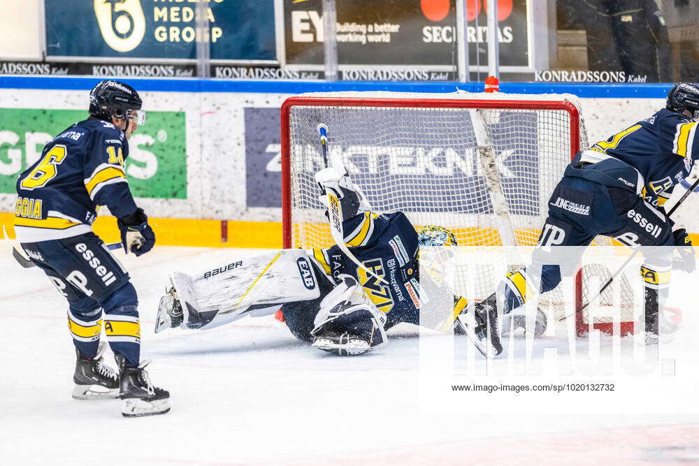 221208 HV71s goalie Joni Ortio during the SHL ice hockey match between HV71 and Örebro on December