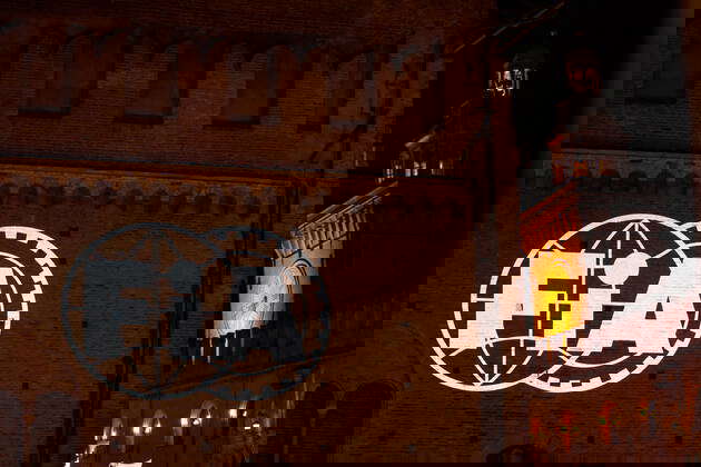 Logo FIA during the 2022 FIA Prize Giving - Off Road and Historic ...