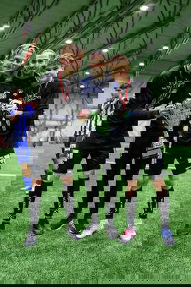 IFK Gothenburg goalkeeper Viktor Eklund and assistant coach Hakeem ...