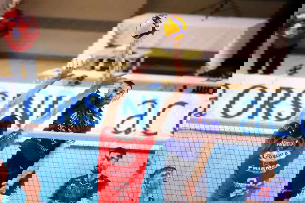 Marco Vitelli Allianz Milano attack. during Gioiella Prisma Taranto vs ...