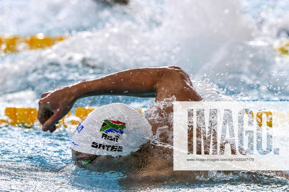 Matthew Sates of South Africa competes in the 200m Individual Medley ...