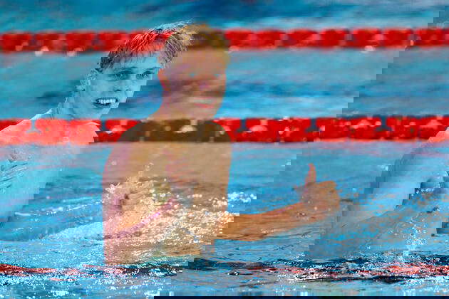 Melbourne, Australia: Matthew SATES of South Africa celebrates after ...