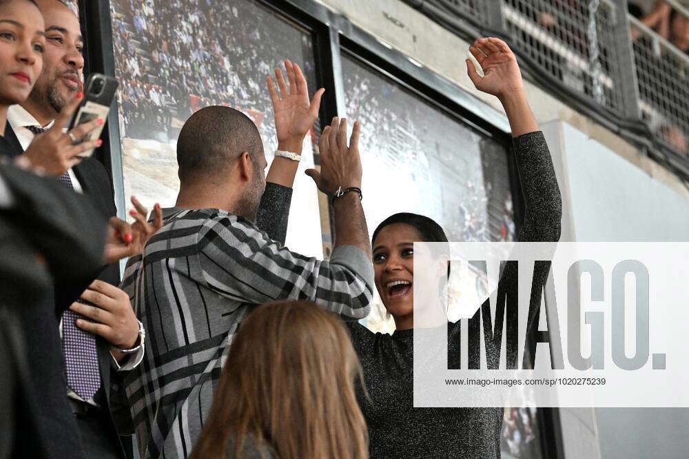 Gaetan Muller et Marie-Sophie Obama avec Tony Parker (Presidents asvel ...