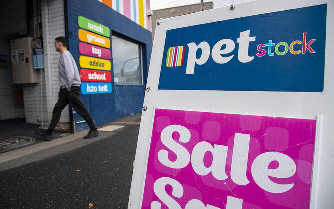 PETSTOCK STOCK, A general view of a PETstock Store in Melbourne ...