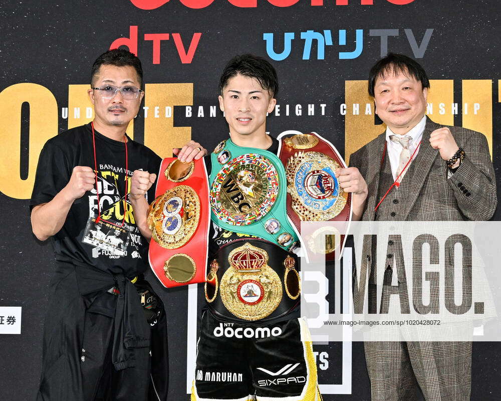 Naoya Inoue of Japan attends a press conference, PK, Pressekonferenz ...