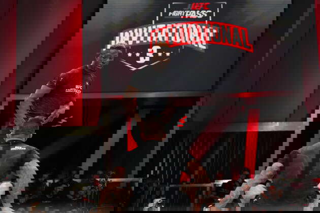 UFC Apex LAS VEGAS, NV - December 15: Haisam Rida and Patrick Gaudio ...