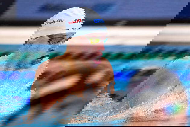 Matthew Sates of South Africa competes in the 200m Individual Medley ...