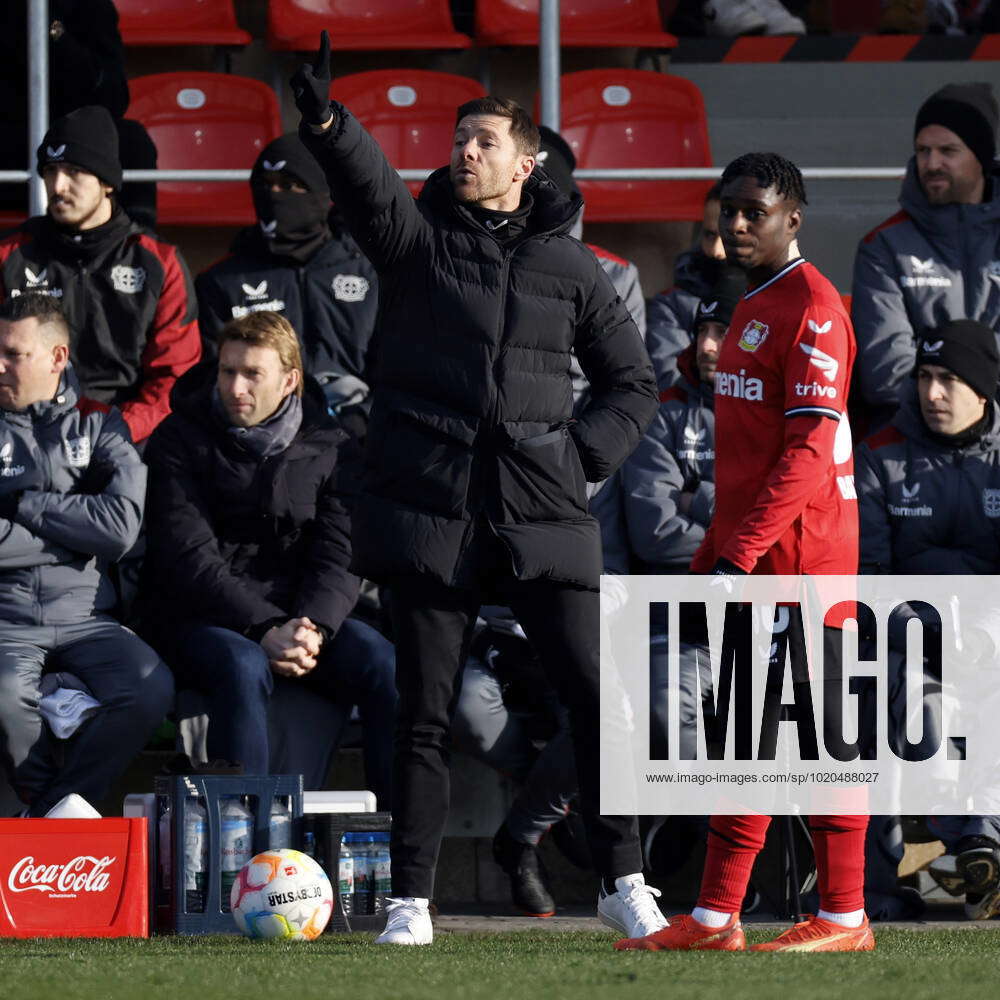 ALONSO Xavier coach team Bayer 04 Leverkusen test match season 2022 ...