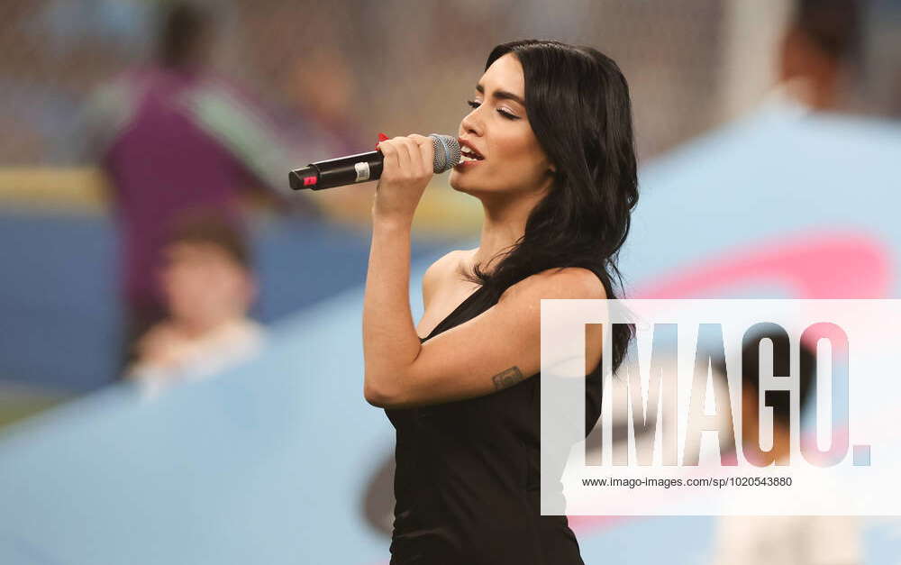 December 18, 2022, DOHA, QATAR: Singer Lali Esposito sings their ...
