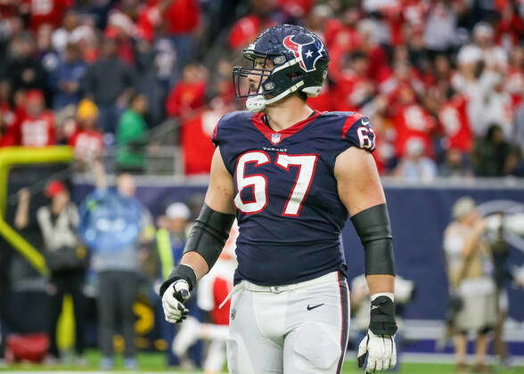 HOUSTON, TX - DECEMBER 18: Houston Texans fan shows off the Super Bowl ...