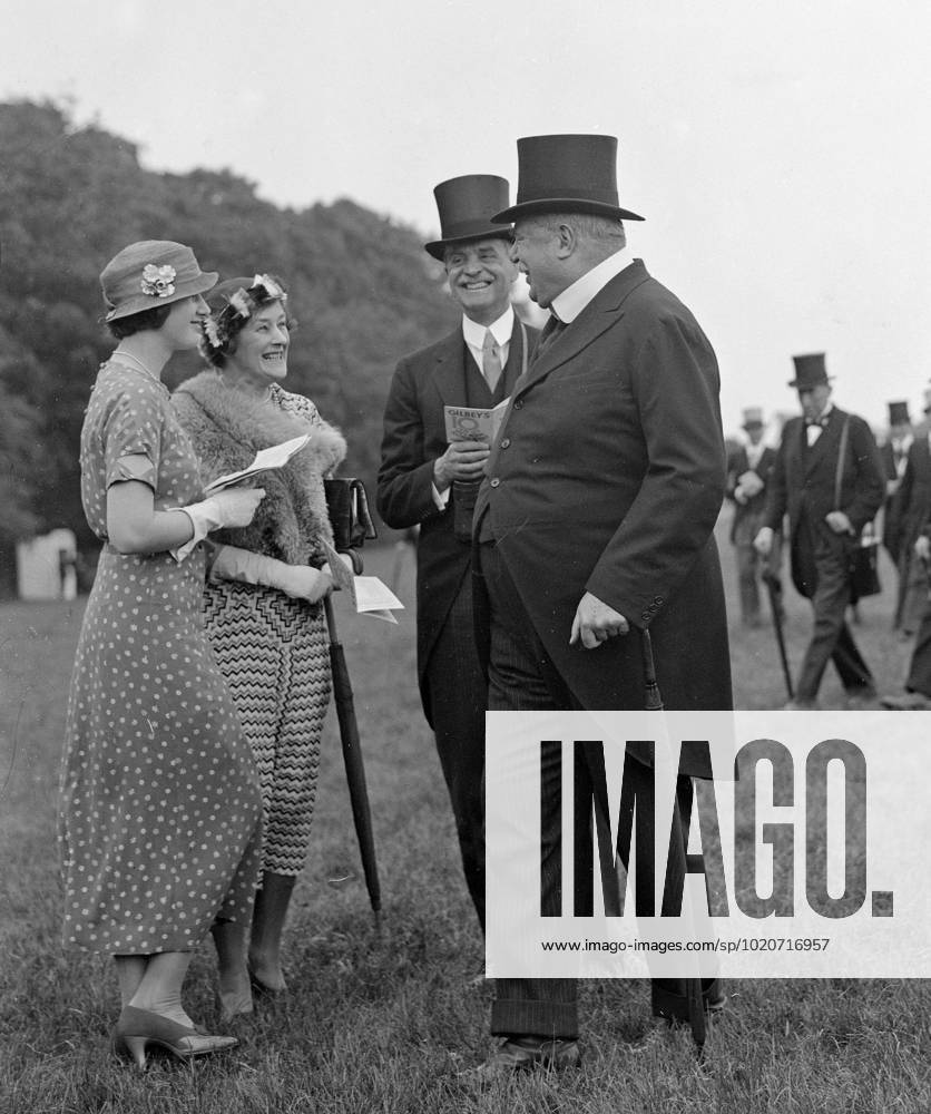 Lord Derby Derby Day at Epsom racecourse - Miss Sybil Cavendish, Lady ...