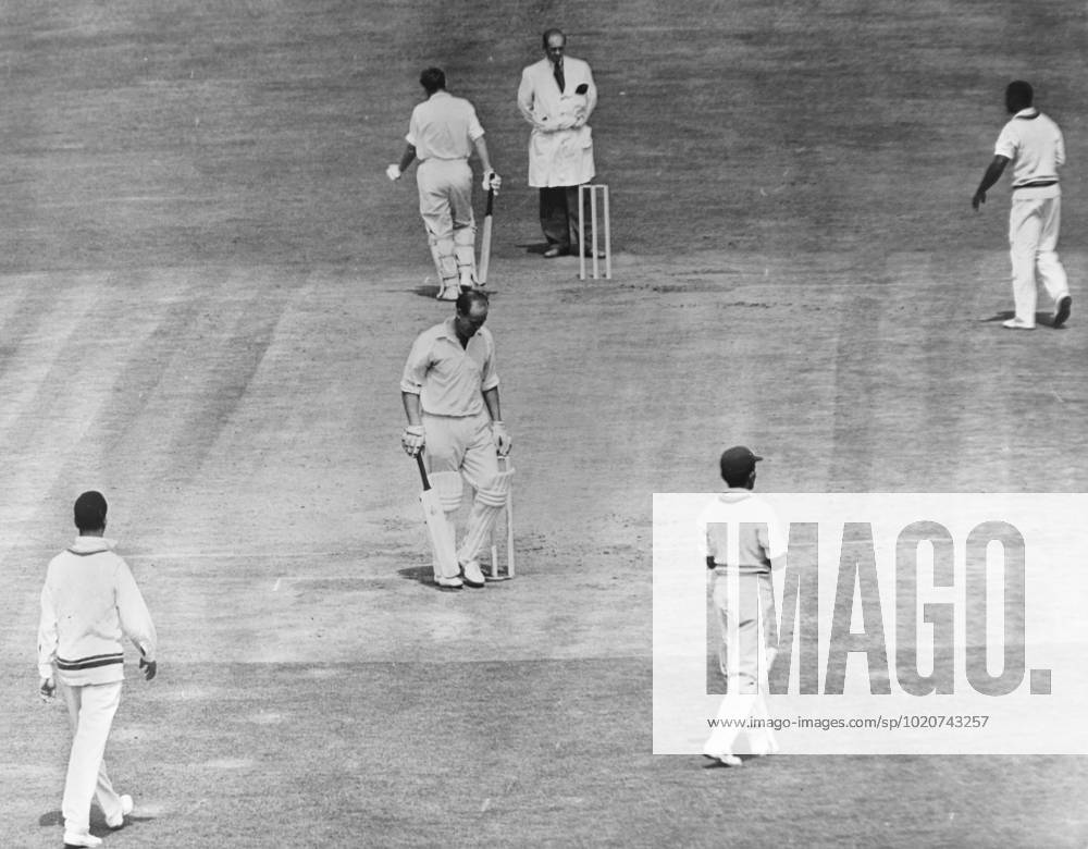 CRICKET WEST INDIES V ENGLAND GRIFFITH LOOKS ON AS BLOSE CAUGHT ; 30 JULY