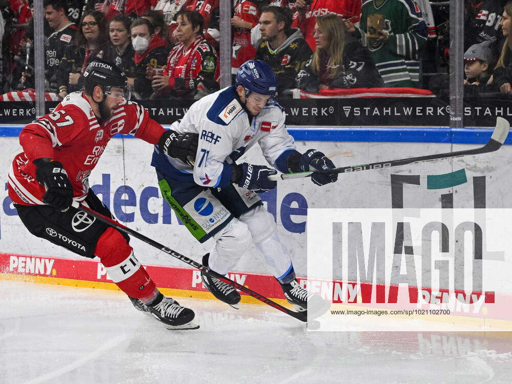 Brady Austin Koelner Haie, 57 and Trenton Bourque Straubing Tigers, 71 ...