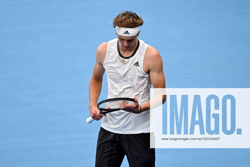 TENNIS UNITED CUP GERMANY CZECH, Alexander Zverev of Germany looks at ...