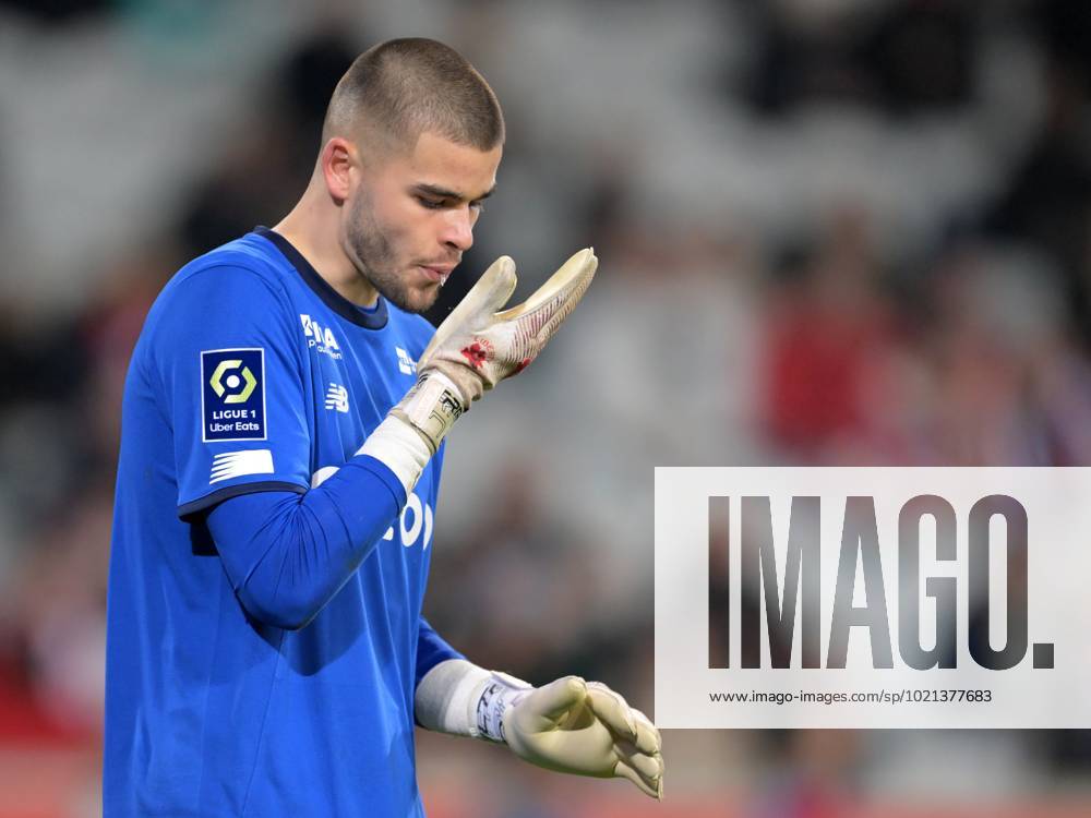 LILLE LOSC Lille goalkeeper Lucas Chevalier during the French Ligue 1 ...