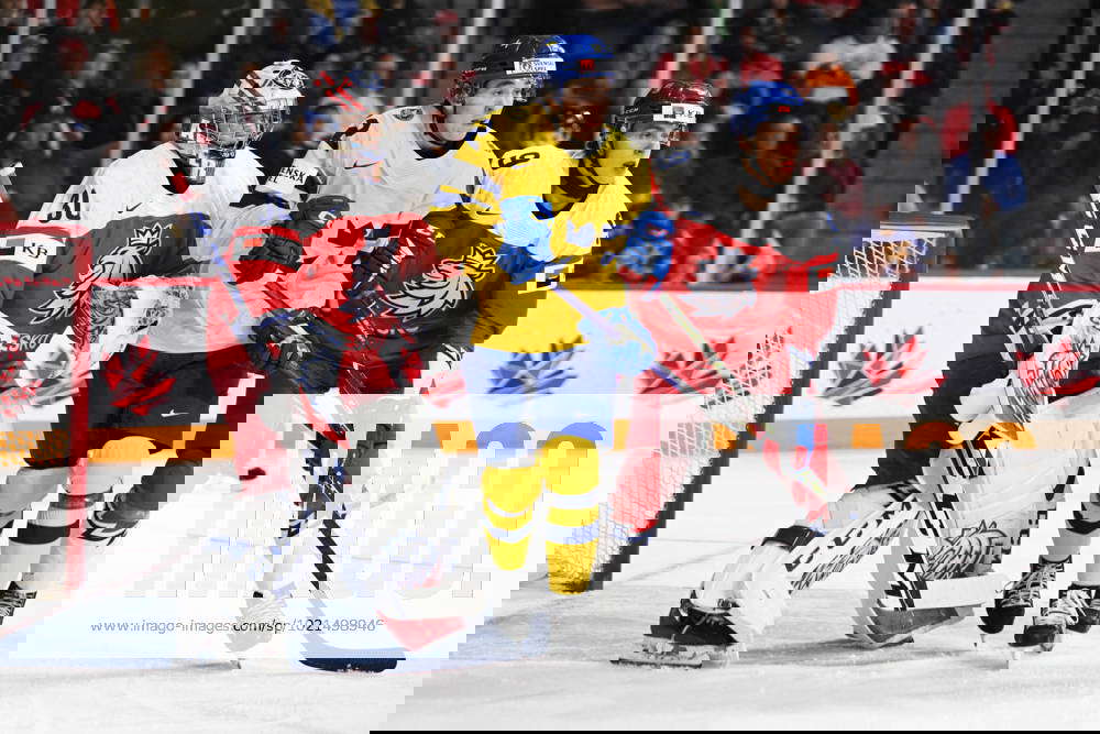 230104 Goalkeeper Tomas Suchanek and Tomas Hamara of Czech Republic ...