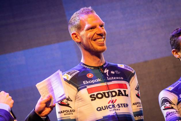 Belgian Tim Declercq pictured during the team presentation of the ...