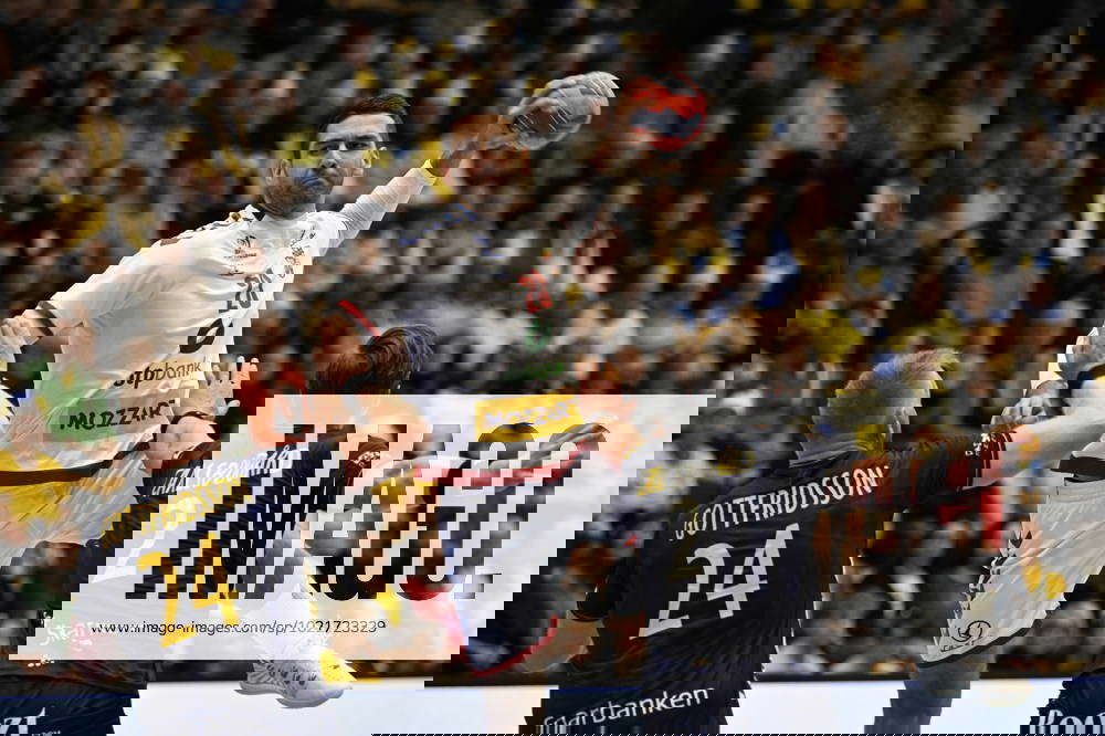 LUND 20230106 Serbias Predrag Vejin charges for a shot in front of ...