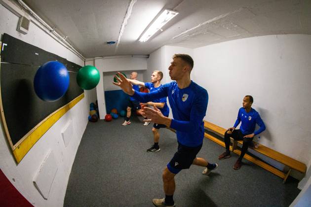 Weimar, 060123, Football Regionalliga, FC Carl Zeiss Jena boxing ...