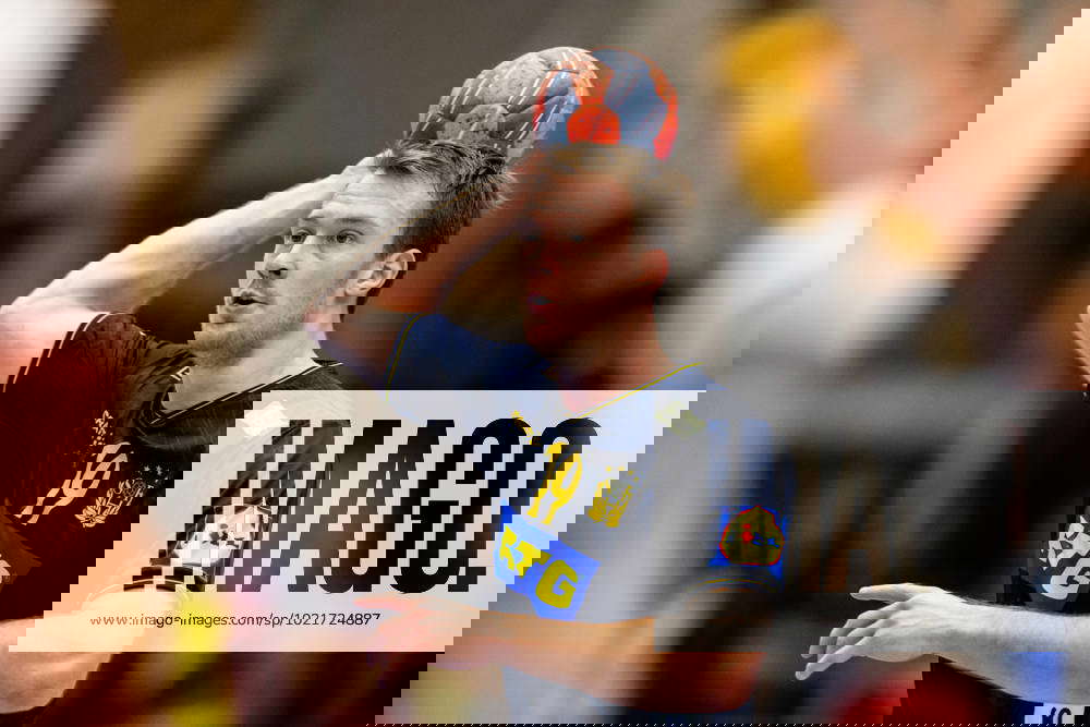 230106 Felix Claar of Sweden during the international friendly Handball ...