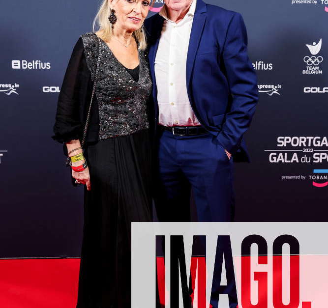 Radio-commentator Jose De Cauwer and his partner Sylvana Dendas ...