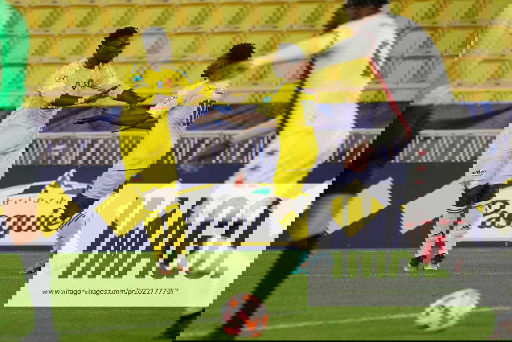 Joie - Joseph Mendes (Rodez) - Andy Pembele (Rodez) FOOTBALL : AS ...